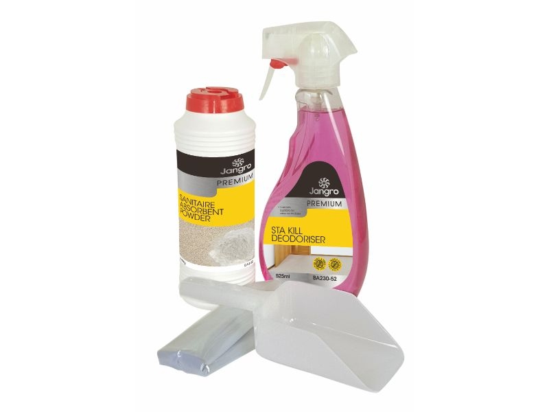 Vanitorials Ltd | * Jangro Sanitaire Clean-Up Kit